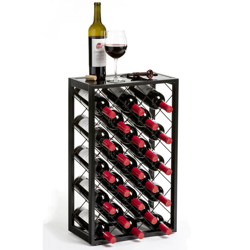 Red Barrel Studio® Medlin Floor Wine Bottle Rack & Reviews | Wayfair