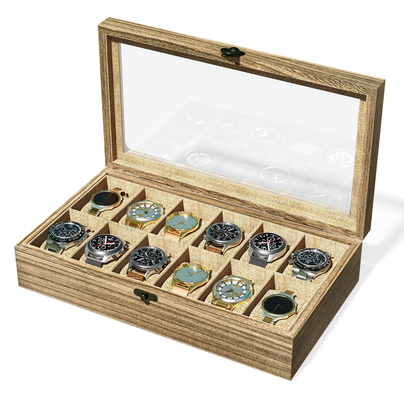Ophelia & Co. Watch Case Organizer For Men Women, Christmas Gift, 12 ...