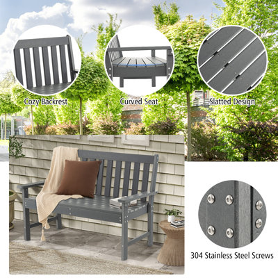Lark Manor Aninye Outdoor Bench | Wayfair