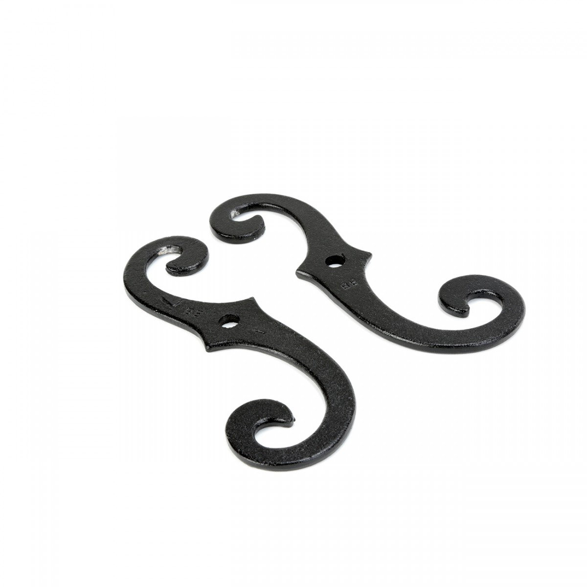 The Renovators Supply Inc. Black Shutter Dog Holders 6.5" L S Style ...