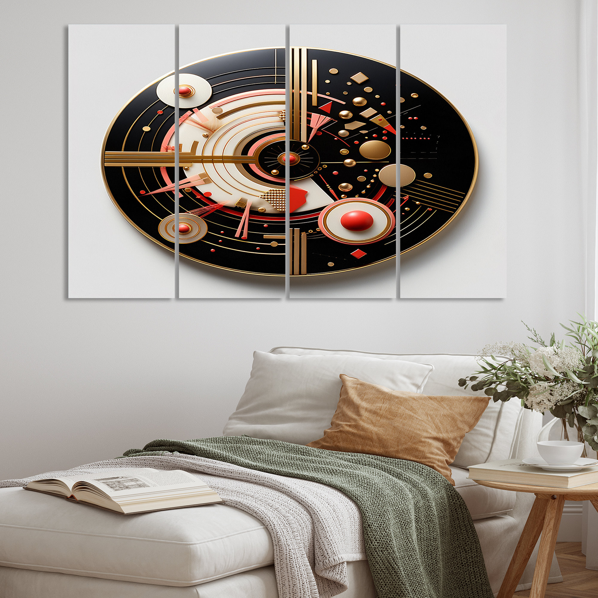 Wrought Studio Jachym " Boho Chic Daydreams Geometric Circle Art " 4 ...