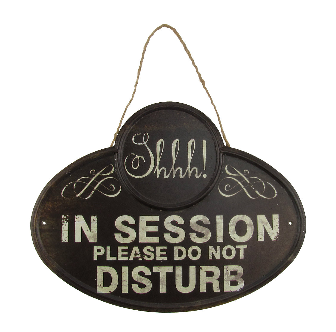 Treasure Gurus Shh! Quiet in Session Please Do Not Disturb Metal Sign ...