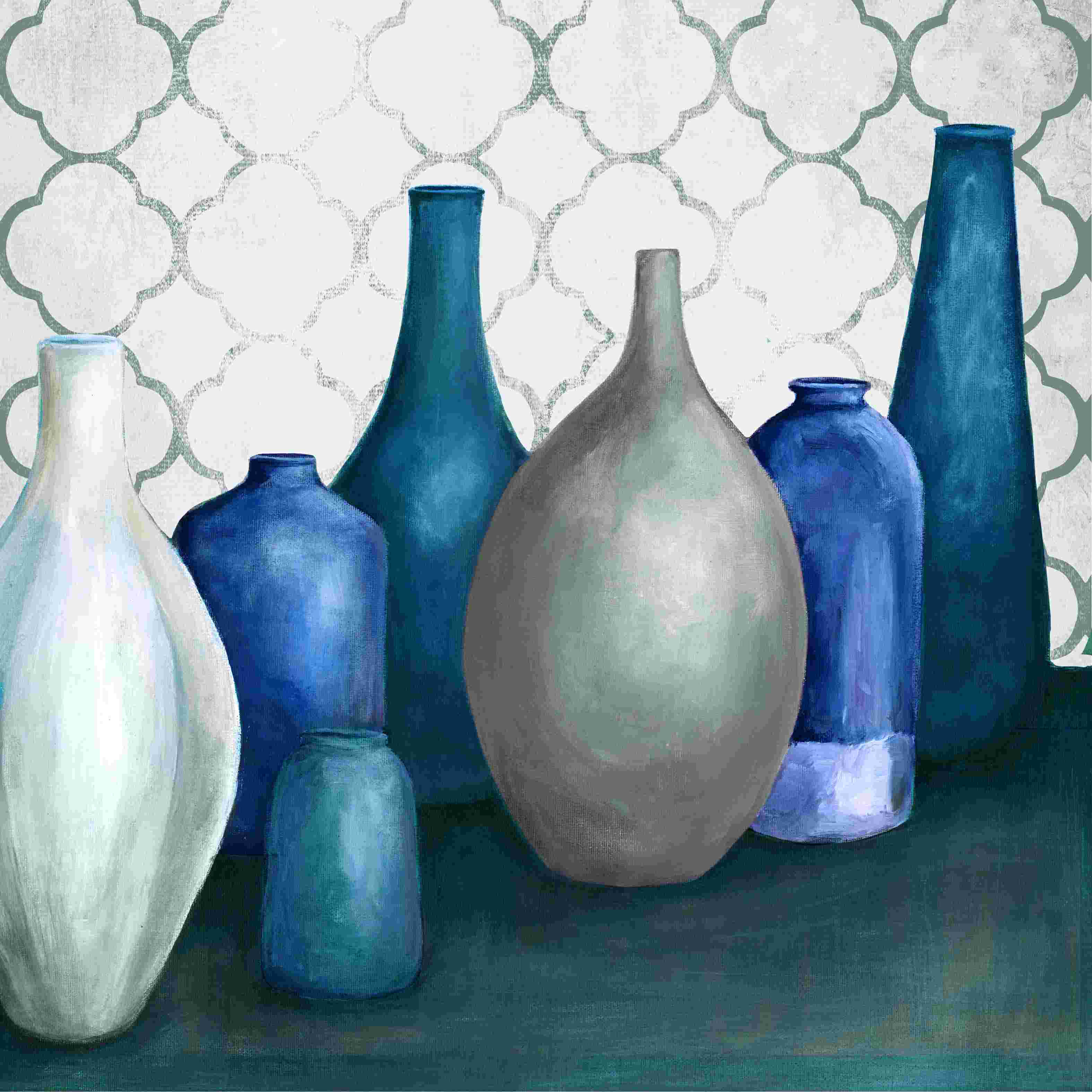 Winston Porter Hard Working Pots Blue 2 - Wayfair Canada