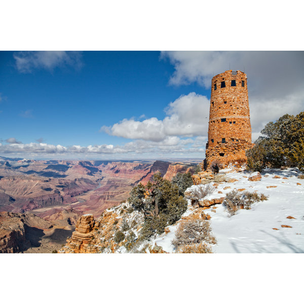 Union Rustic " Desert View Watchtower " by Twildlife on Canvas | Wayfair