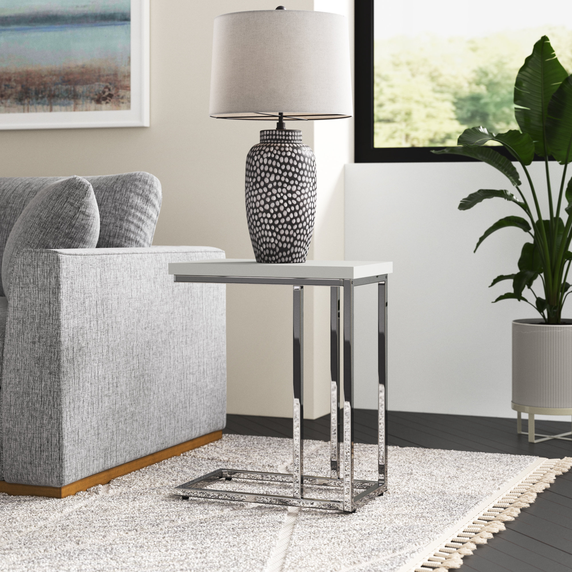 Wade Logan Table d'appoint 2 pièces Alhamdi - Tables de bout modernes ...