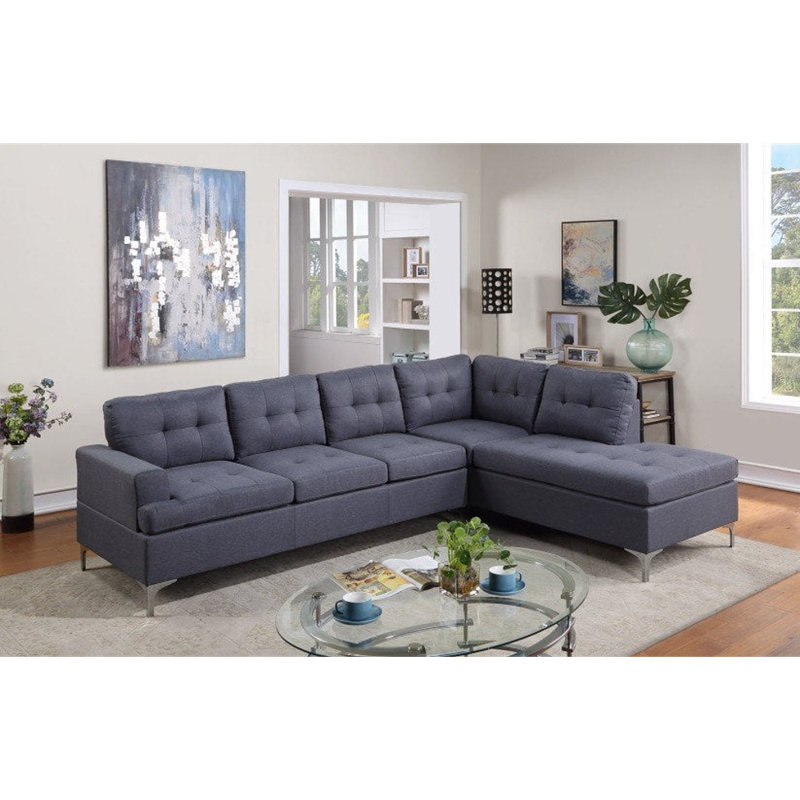 Latitude Run® Dzeneta Upholstered Sectional | Wayfair