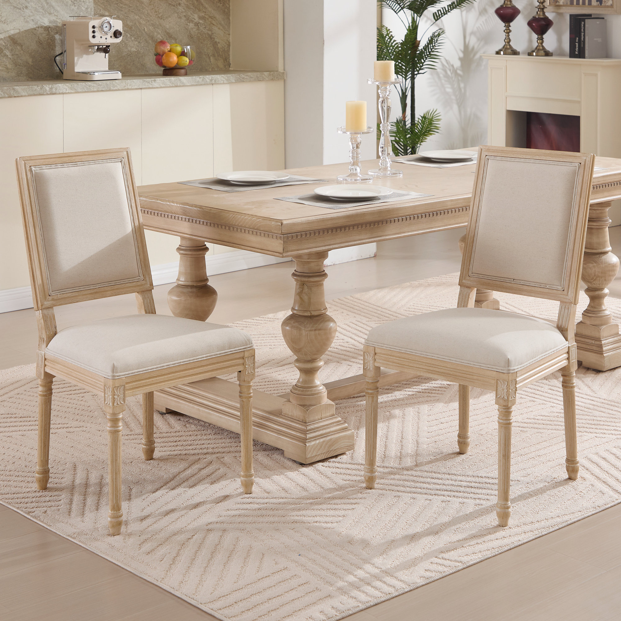 Ophelia & Co. French Country Dining Chairs Set of 2 for Versatile Use ...