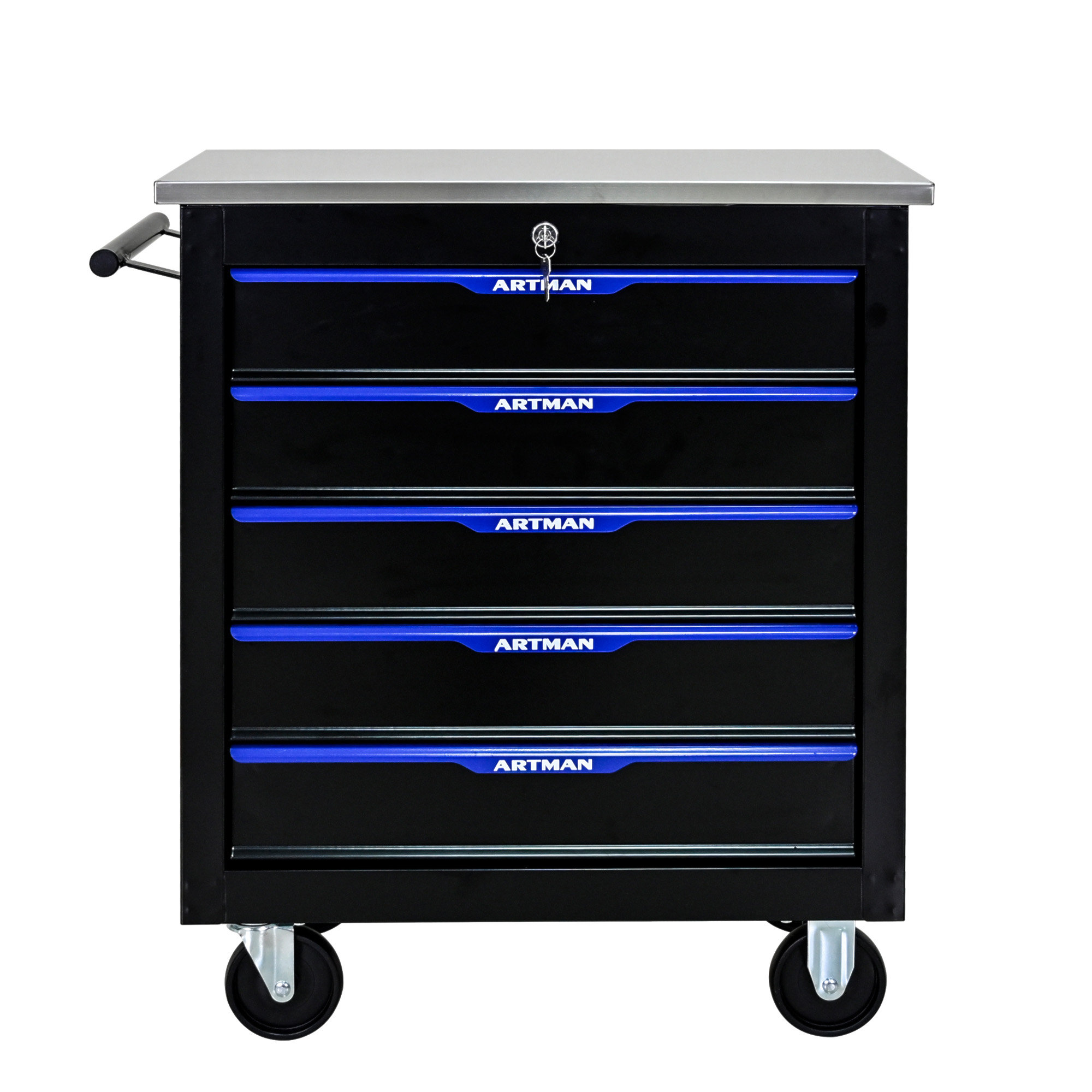 17 Stories 5 DRAWERS MULTIFUNCTIONAL TOOL CART WITH WHEELS | Wayfair