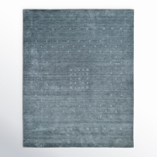 Budapest Hand-Knotted Wool Slate Rug & Reviews | Joss & Main