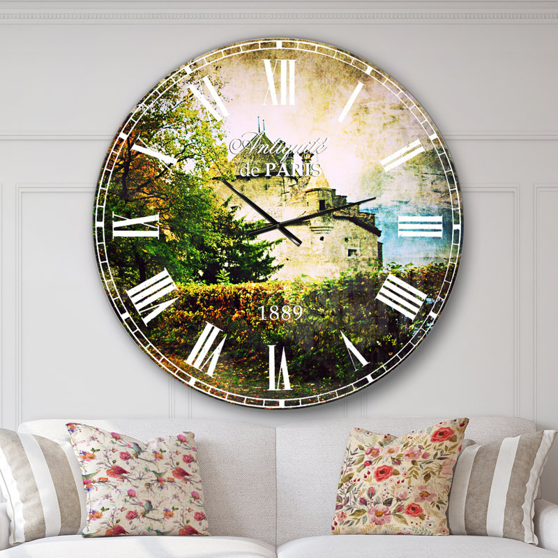 The Twillery Co.® Swigart Oversized Farmhouse Landscape Chillon Castle ...