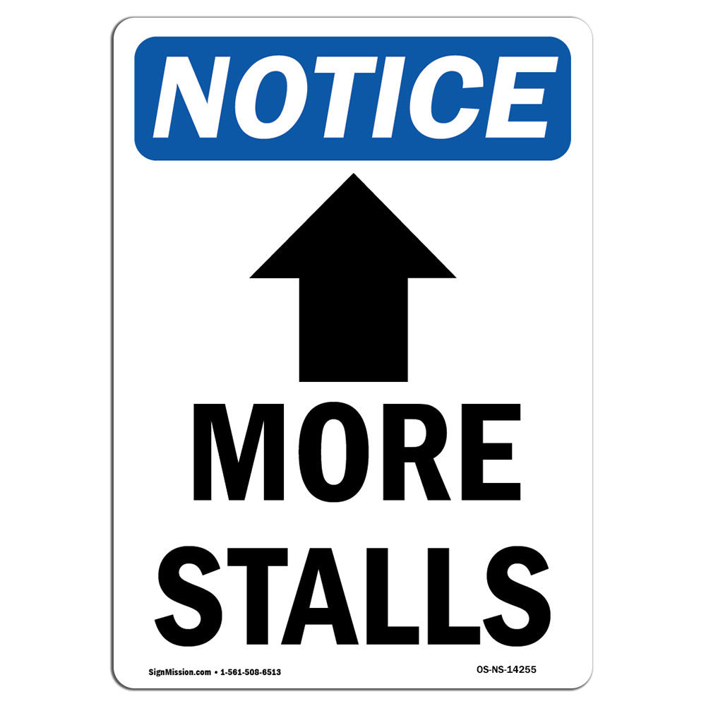 SignMission More Stalls Sign | Wayfair