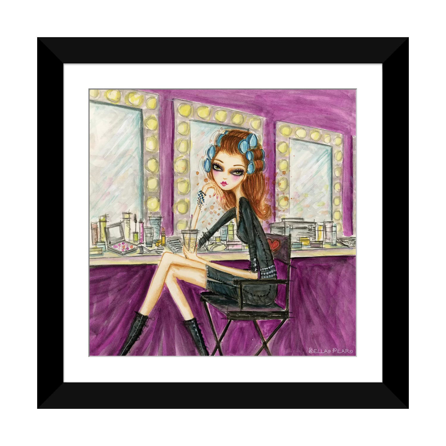 Mercer41 'Hagen' by Bella Pilar Painting Print on Wrapped Canvas ...