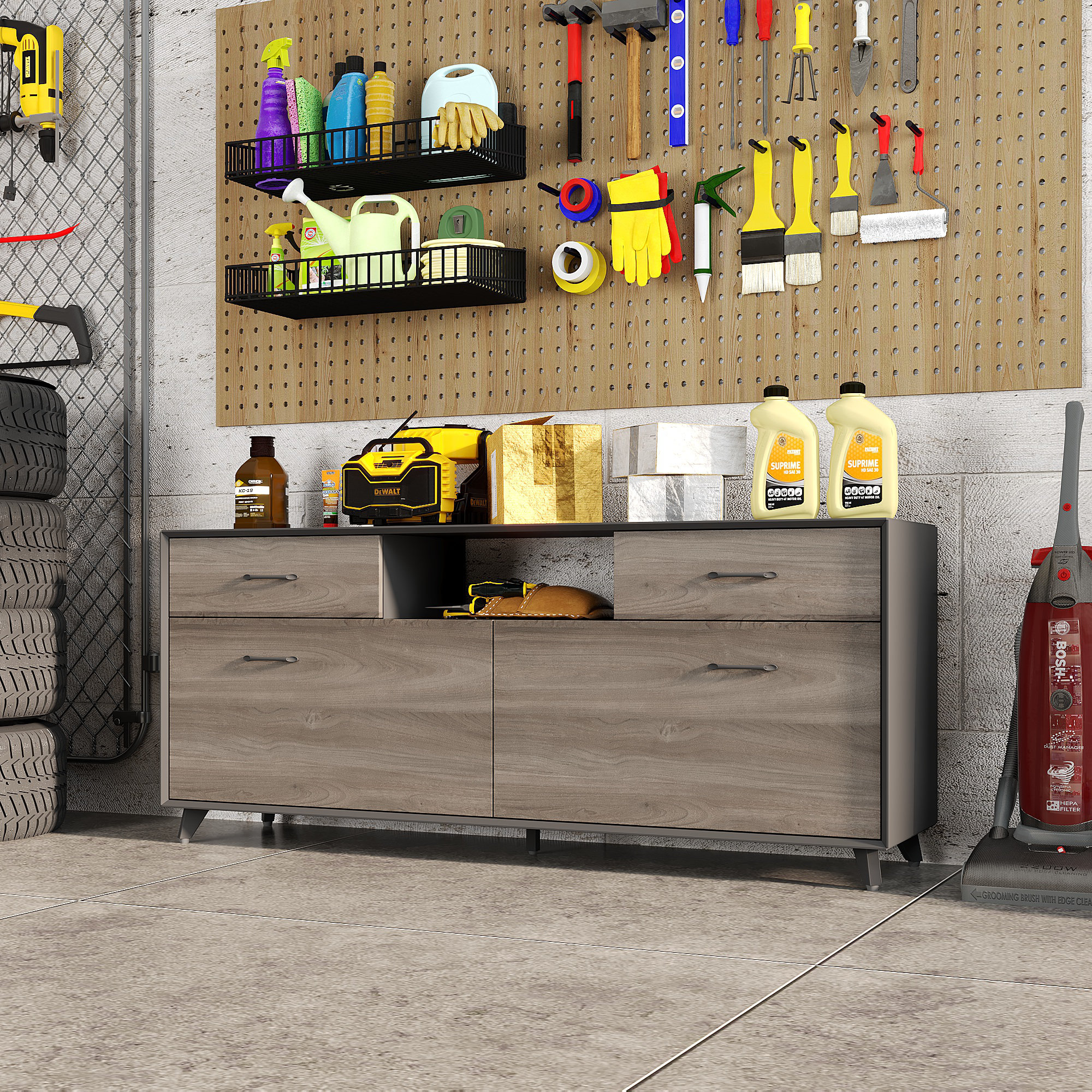 WFX Utility™ Horizontal Garage Storage Cabinet - Wayfair Canada