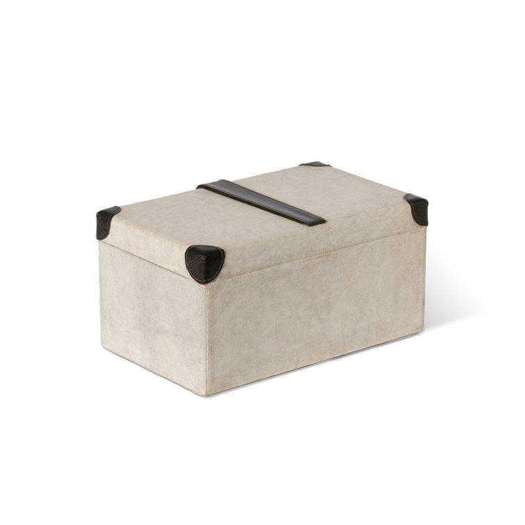 Park Hill Faux Leather Decorative Box | Wayfair