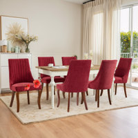 Red Kitchen & Dining Chairs You'll Love | Wayfair