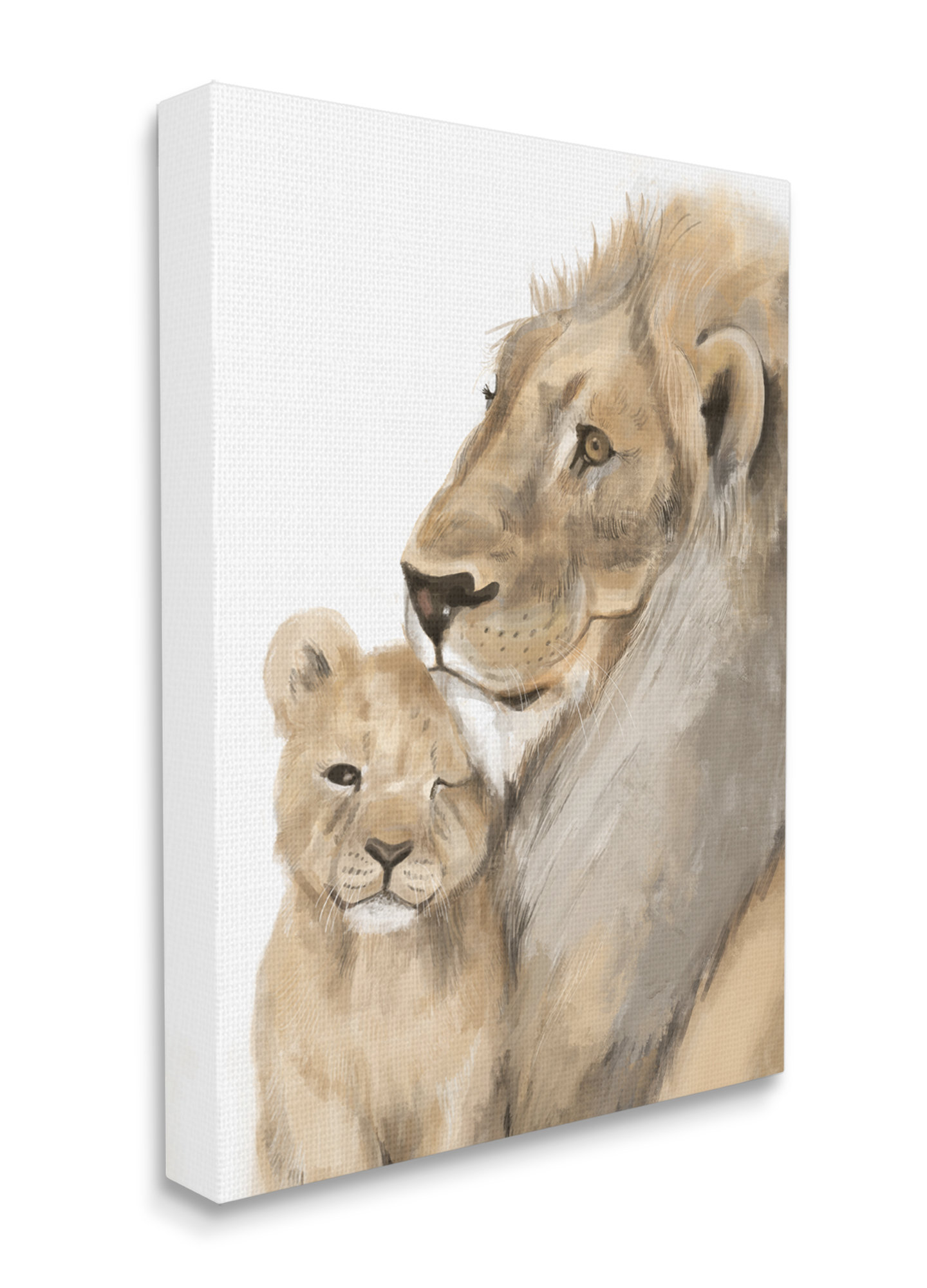 Indigo Safari Lion Cub And King Safari Animal Portrait | Wayfair