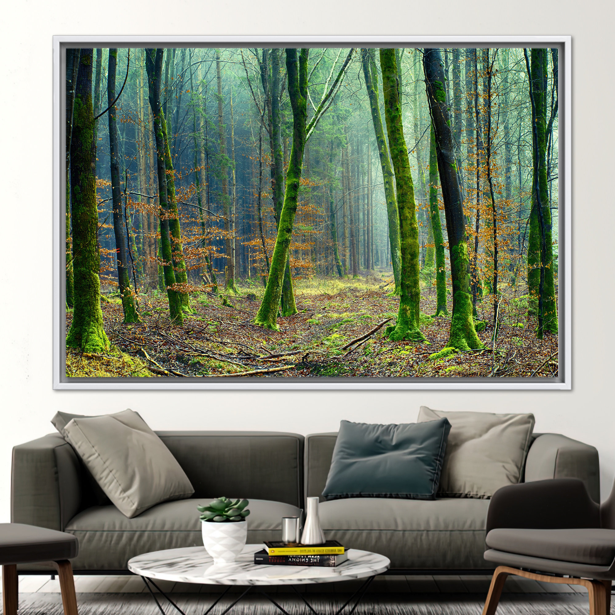 kayra export View Art, Jungle Landscape Art Canvas, Forest Art, Forest ...