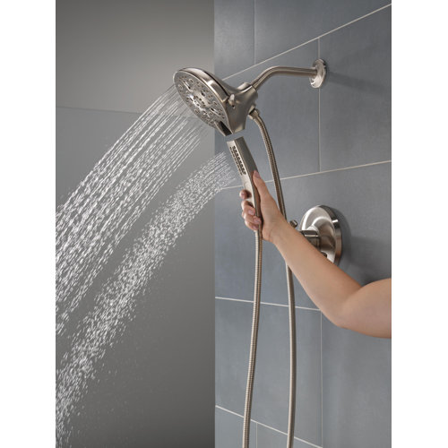 Delta Tetra 17 Series Dual-Function Shower Faucet Trim, In2ition Shower ...