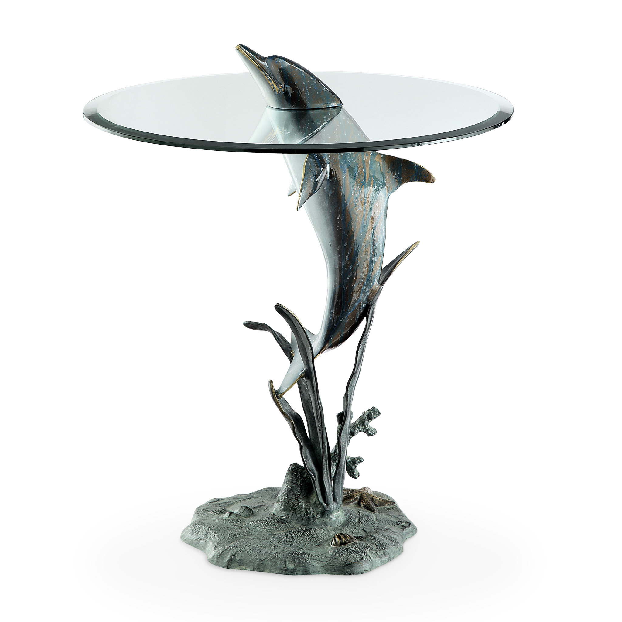 SPI Home Surfacing Dolphin End Table | Wayfair