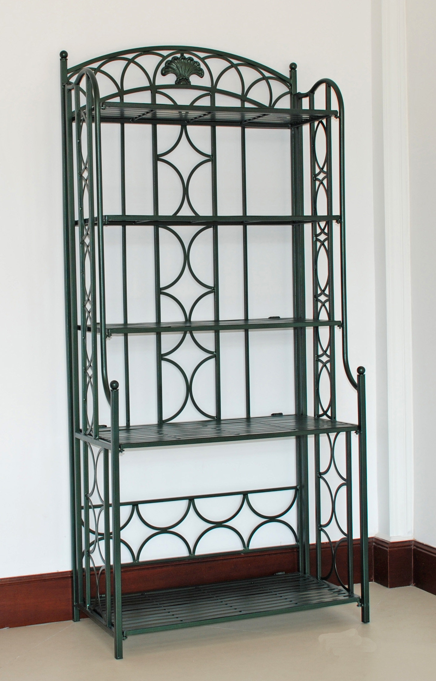 Lark Manor™ Apisan Wrought Iron Baker's Rack & Reviews | Wayfair