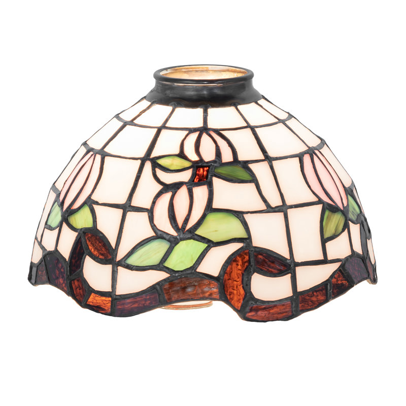 Red Barrel Studio® Domari 5" H x 8" W Glass Novelty Lamp Shade ( Uno ...