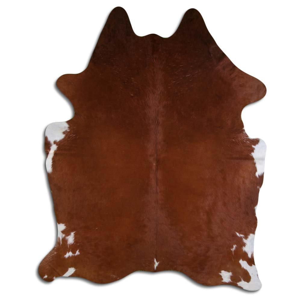 Foundry Select NATURAL HAIR ON Cowhide RUG BROWN 3 - 5 M GRADE A ...