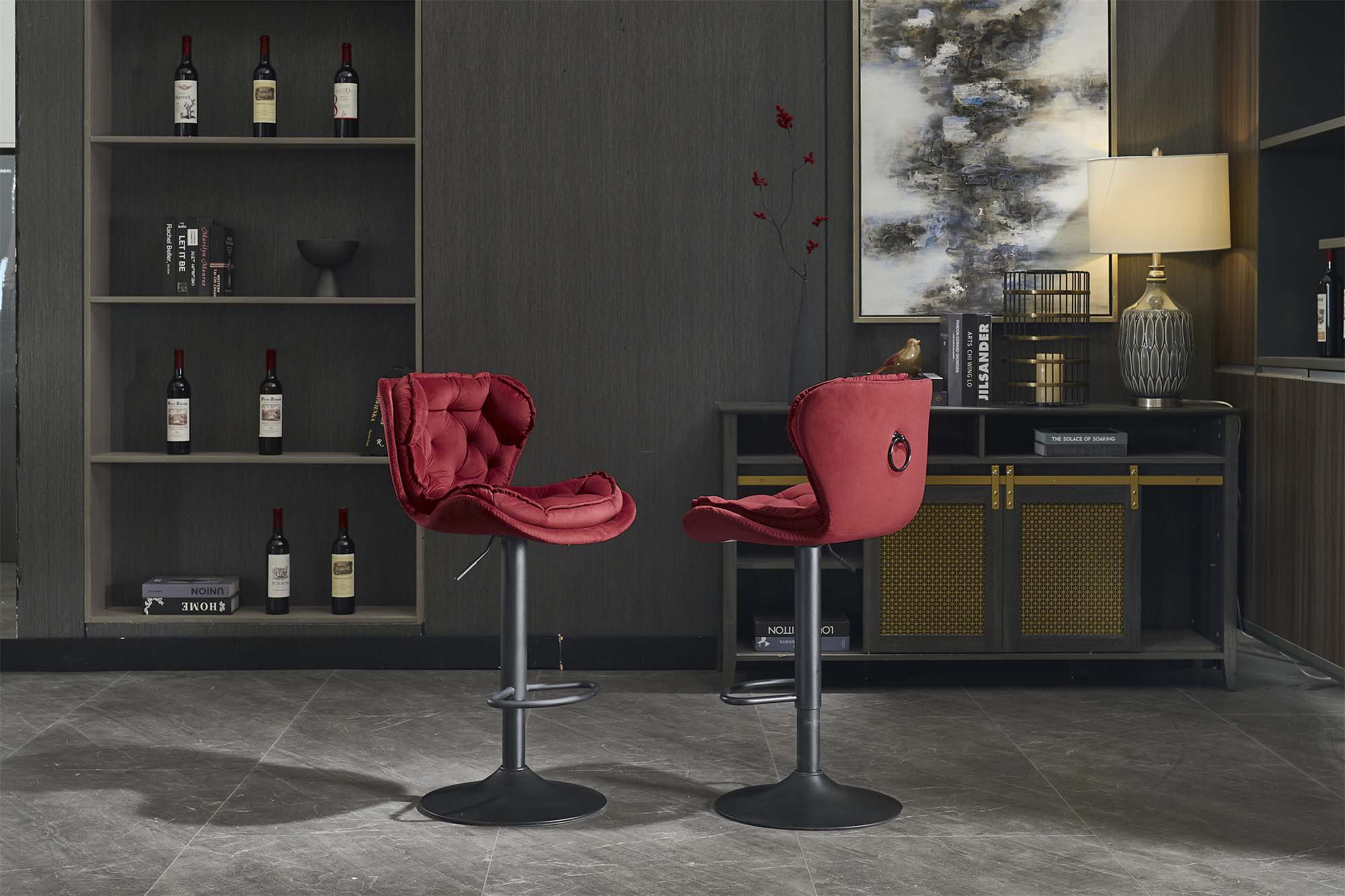 Red Barrel Studio® Versatile Adjustable Height Bar Stools With ...