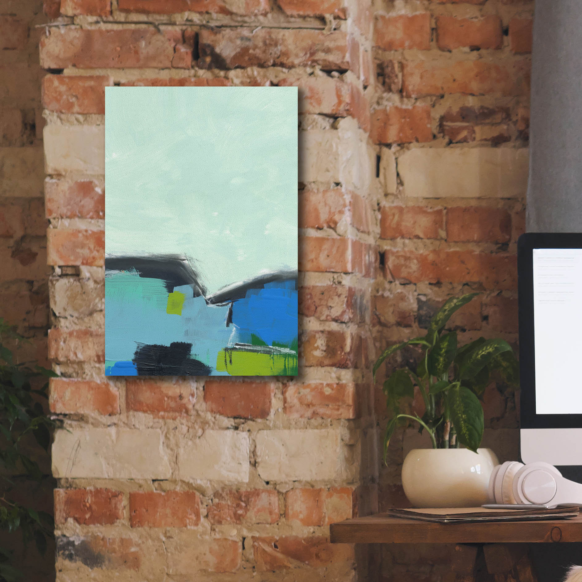 Wrought Studio™ Landscape No. 98' by Jan Weiss Canvas Wall Art | Wayfair
