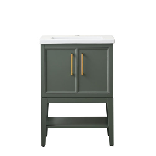 Green Bathroom Vanities You'll Love | Wayfair