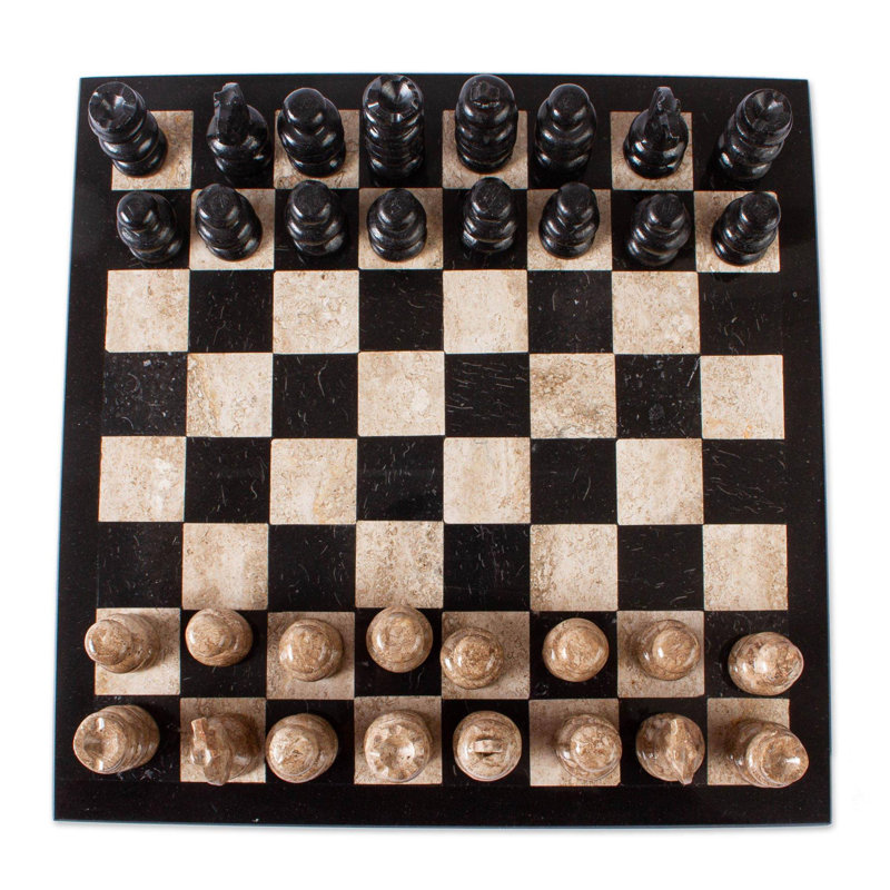 Trinx Cafe Battle Marble Chess Set & Reviews | Wayfair