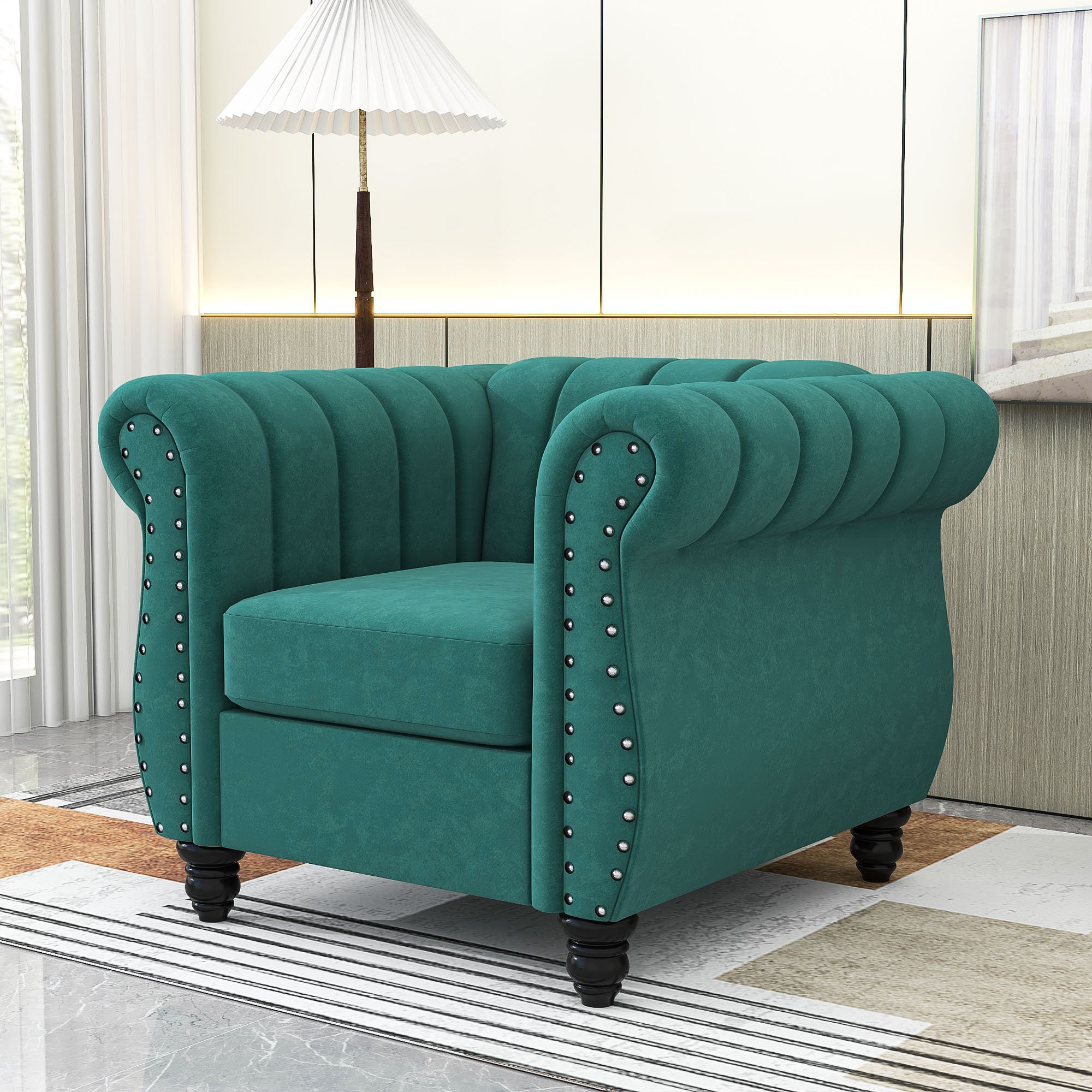 House of Hampton® Jaqueal Upholstered Armchair | Wayfair
