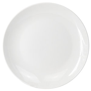 Latitude Run® Porcelain 12 Piece Large Round Dinner Plate Set in White ...