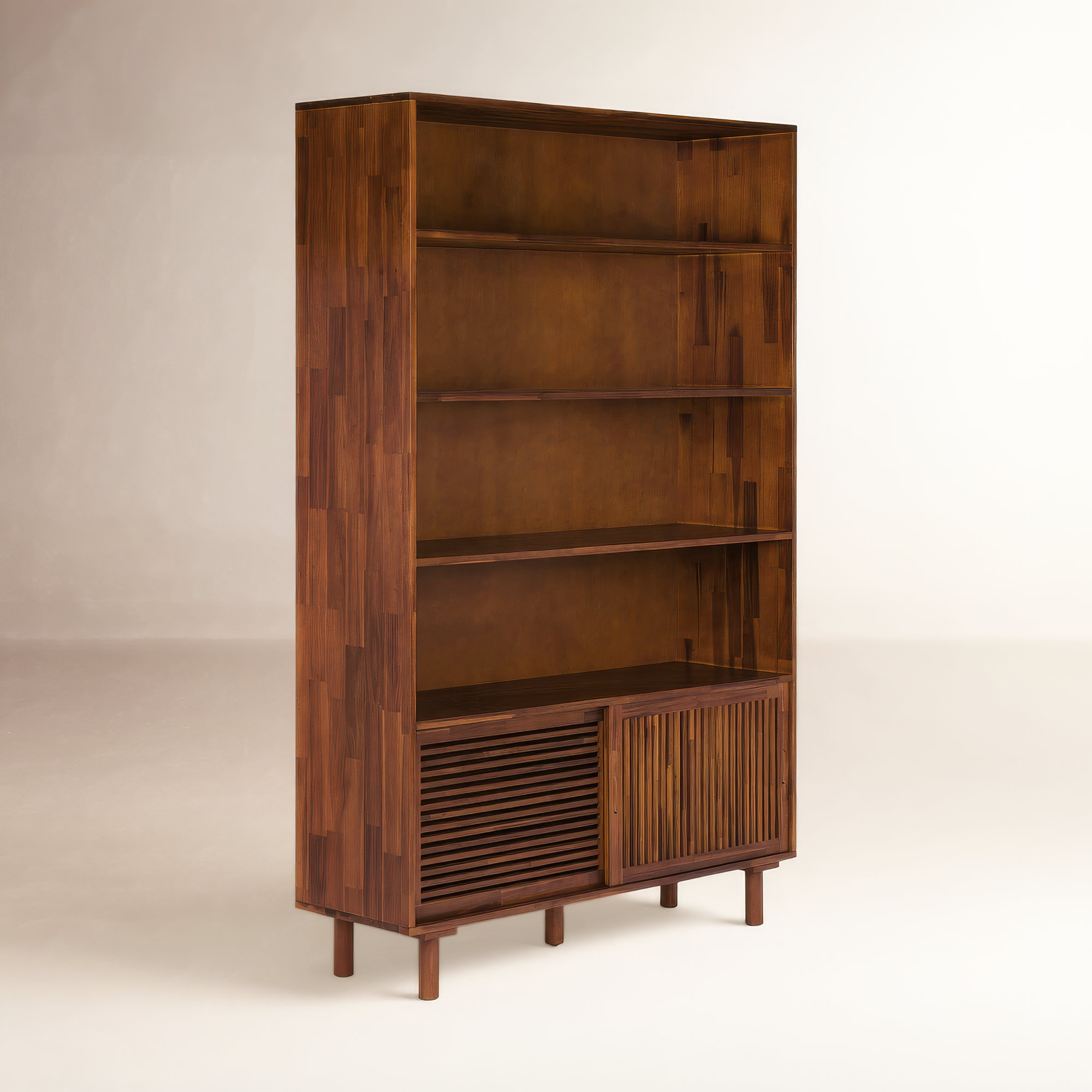 AllModern Jaime 74'' H x 47.25'' W Standard Bookcase & Reviews | AllModern
