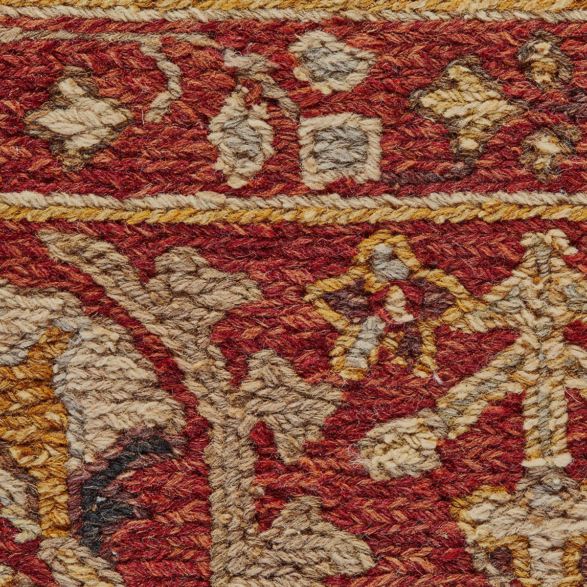 Alcott Hill® Kondo Hand-Knotted Wool Red Area Rug | Wayfair