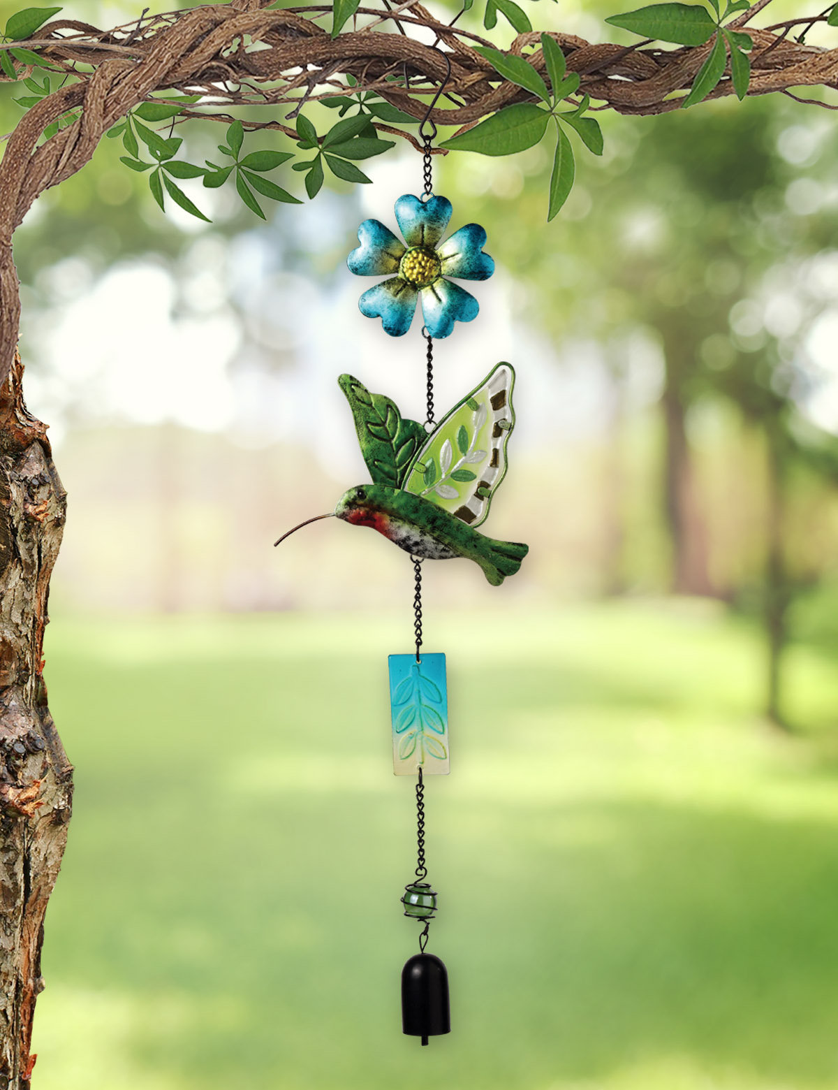 Rosalind Wheeler Carlos Ladybug Garland Wind Chime & Reviews | Wayfair