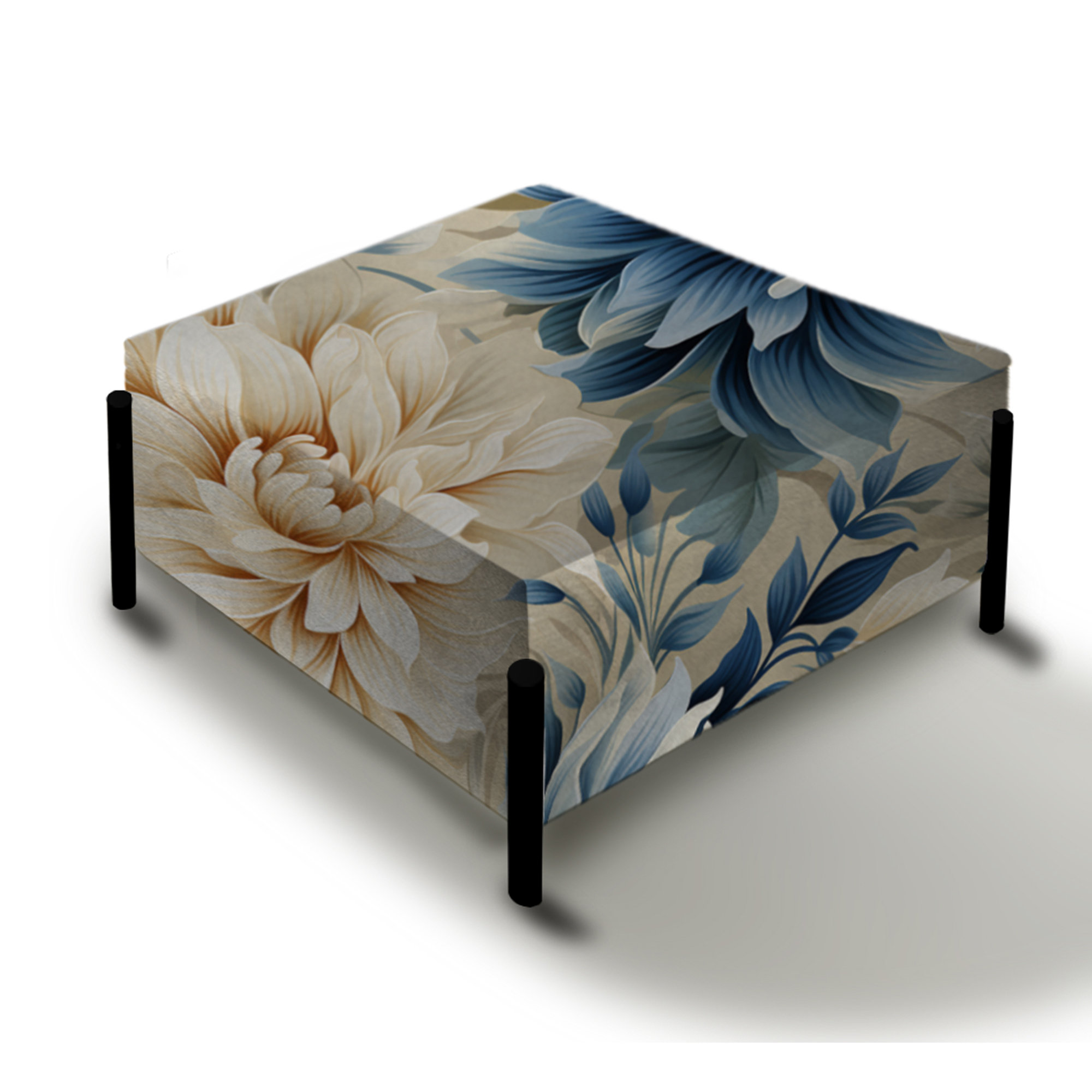 Design Art Tropical Lace Tropical Pattern - Tropical Large Square ...