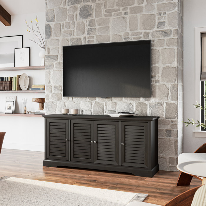 Alcott Hill® Cidney 68-inch 4-Door TV Console for TVs up to 80 inches ...
