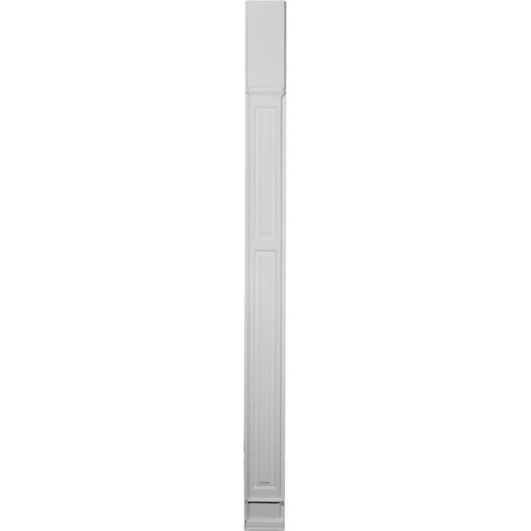 Ekena Millwork 7"W x 87"H x 2 3/8"P Endurathane Double Raised Pilaster ...