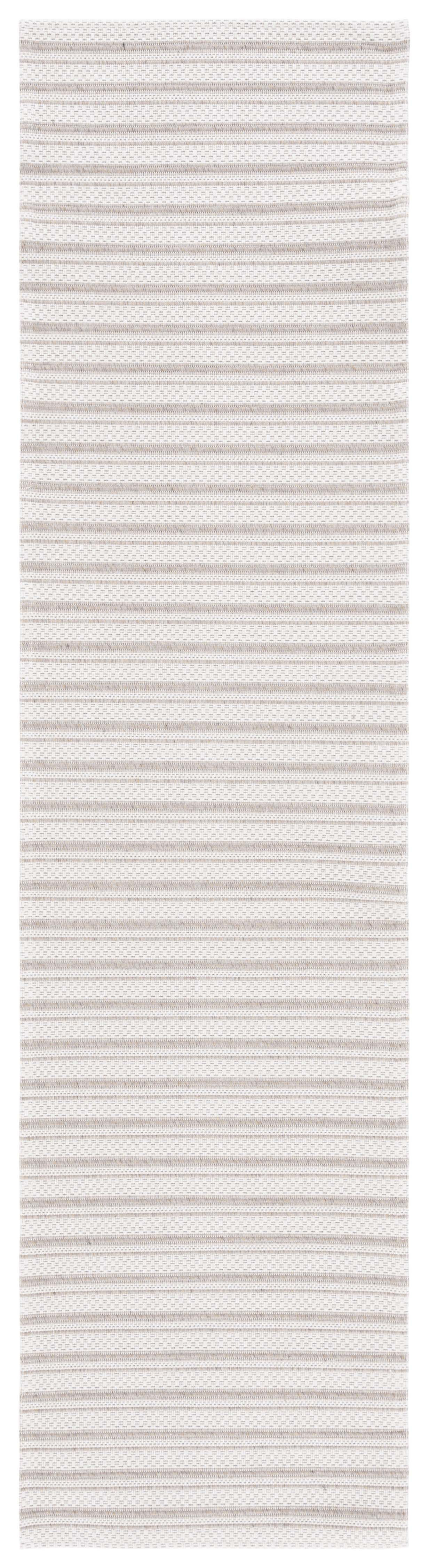 Martha Stewart Rugs Martha Stewart Cotton Striped Rug in Taupe/Cream ...