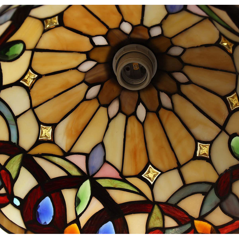 Bloomsbury Market Tiffany Mini Pendant Light Victorian Rustic Style ...