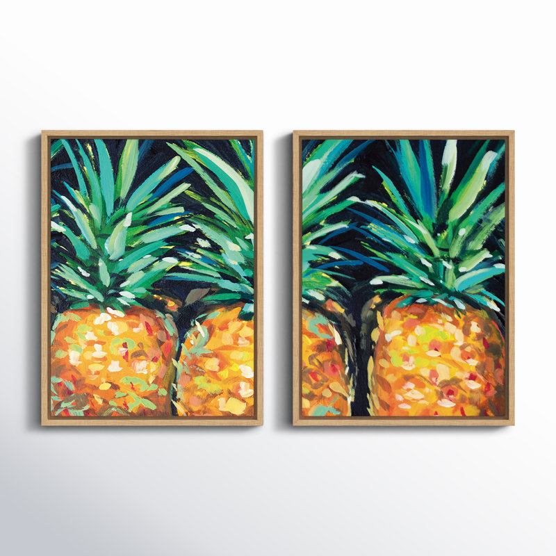 Beachcrest Home™ Fredrika Bright Fun Tropical Fruit Wall Art | Wayfair