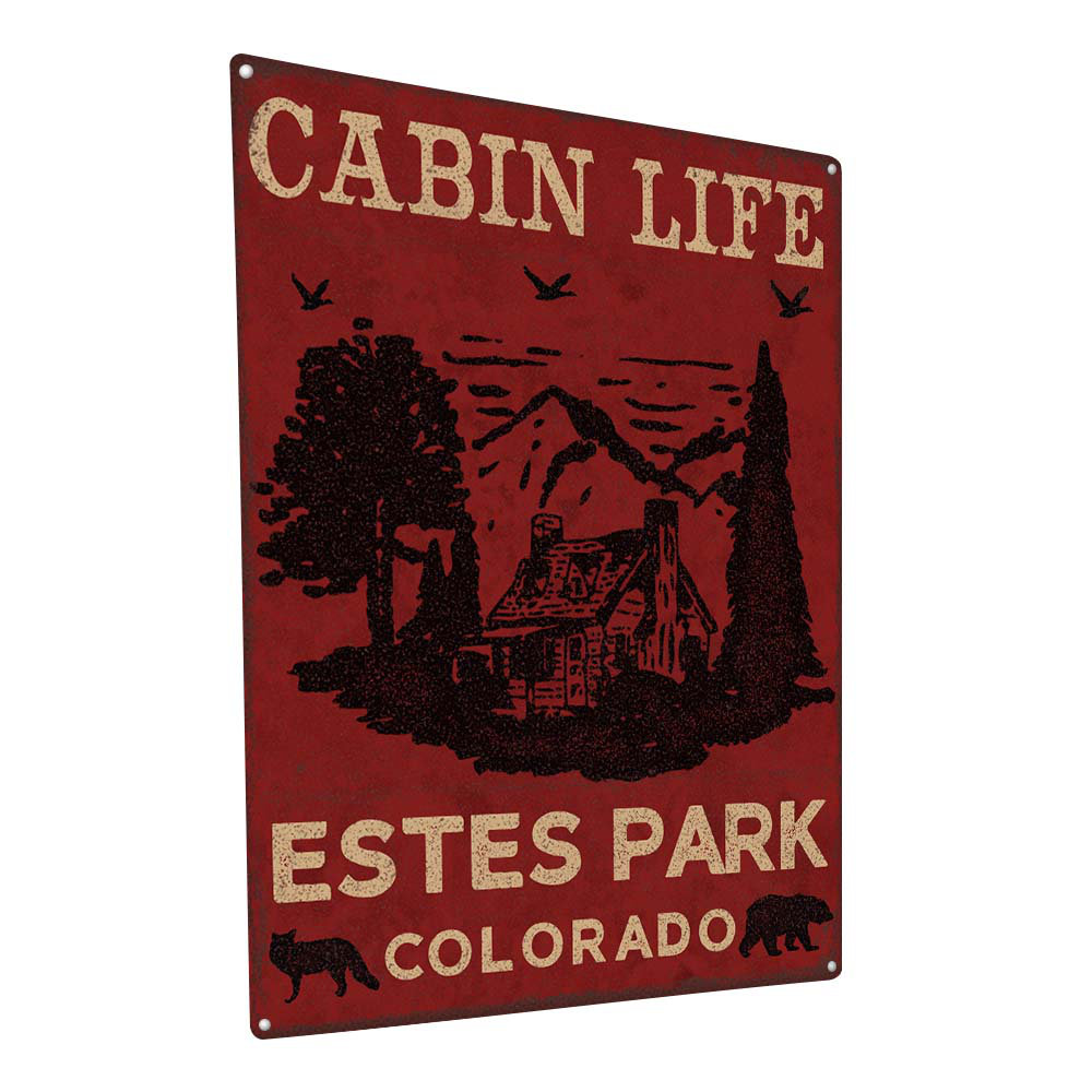 Trinx Cabin Life Estes Park Metal Sign - Wayfair Canada