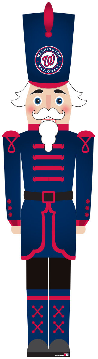 Fan Creations Washington Nationals Nutcracker Leaner | Wayfair