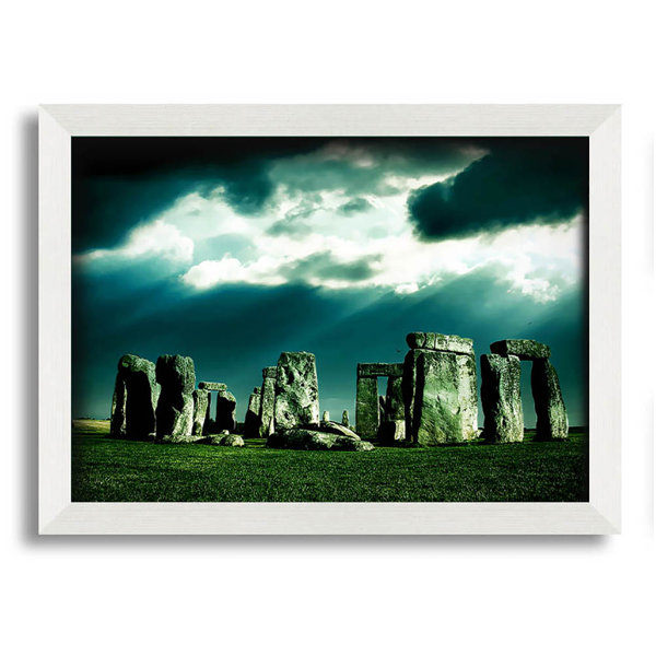 Brayden Studio Stonehenge Sunblaze - Single Picture Frame Art Prints ...