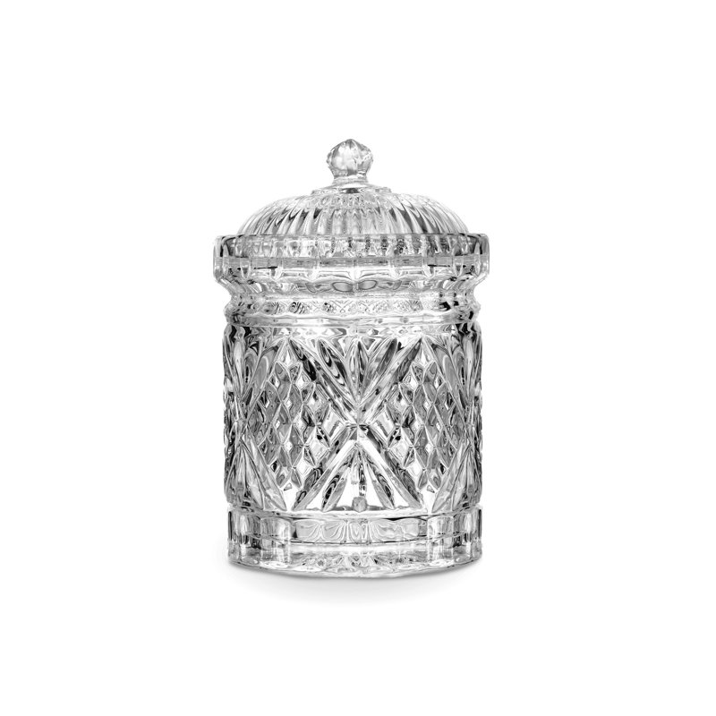 Godinger Silver Art Co Dublin Crystal 3 Piece Kitchen Canister Set ...