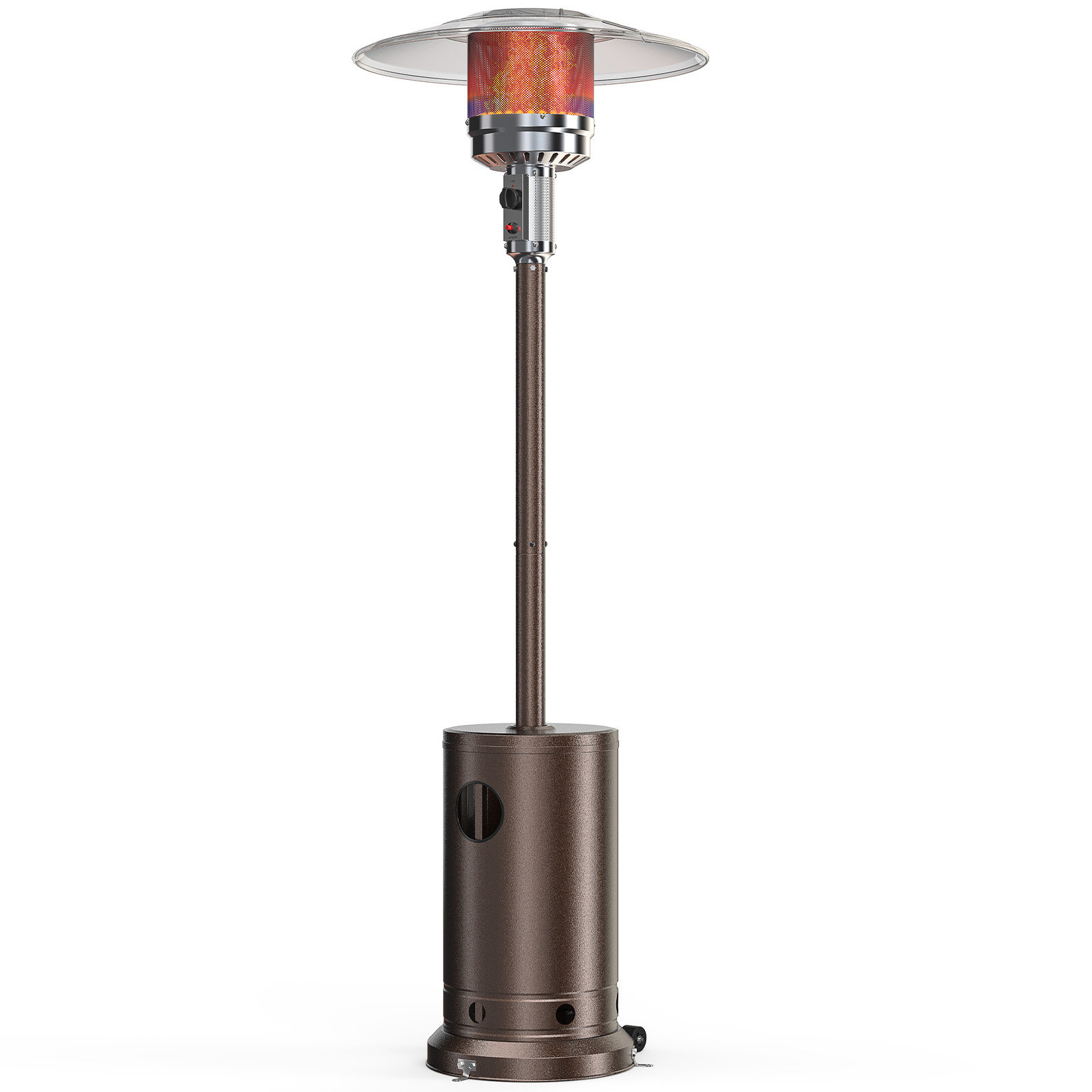 Smugdesk.com 48,000 BTU Outdoor Patio Heater with Wheels for Home ...
