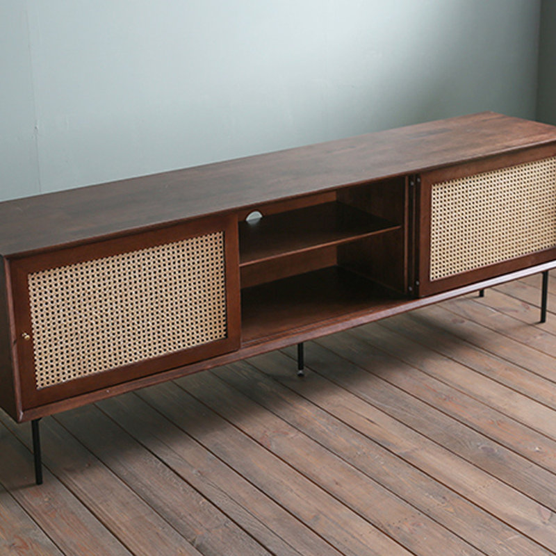LIZIYE Modern Rattan TV Stand | Wayfair