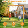 ROBUD Wooden Swing Set with Swings | Wayfair
