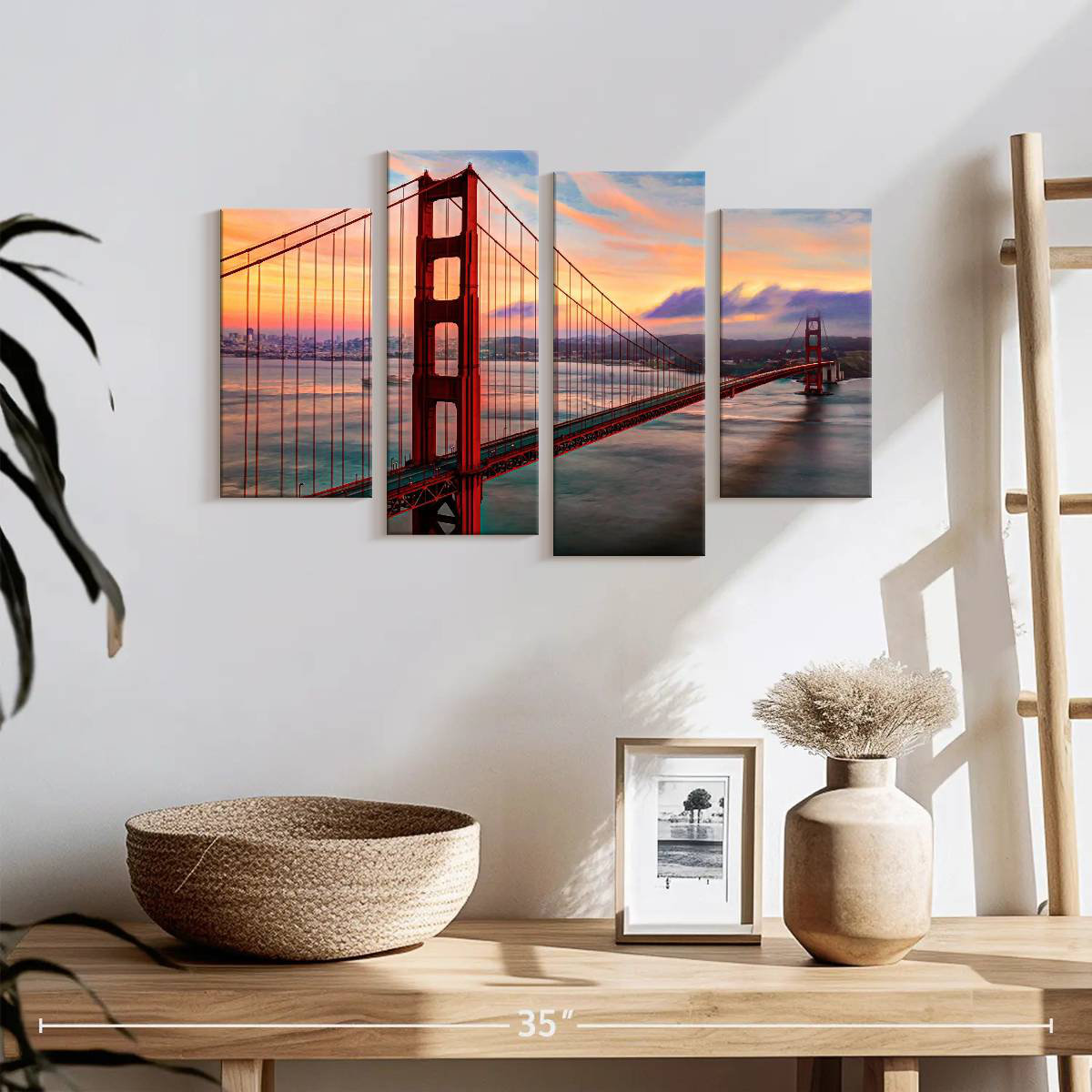 Ebern Designs Nicci Golden Gate Bridge Overpass | Wayfair
