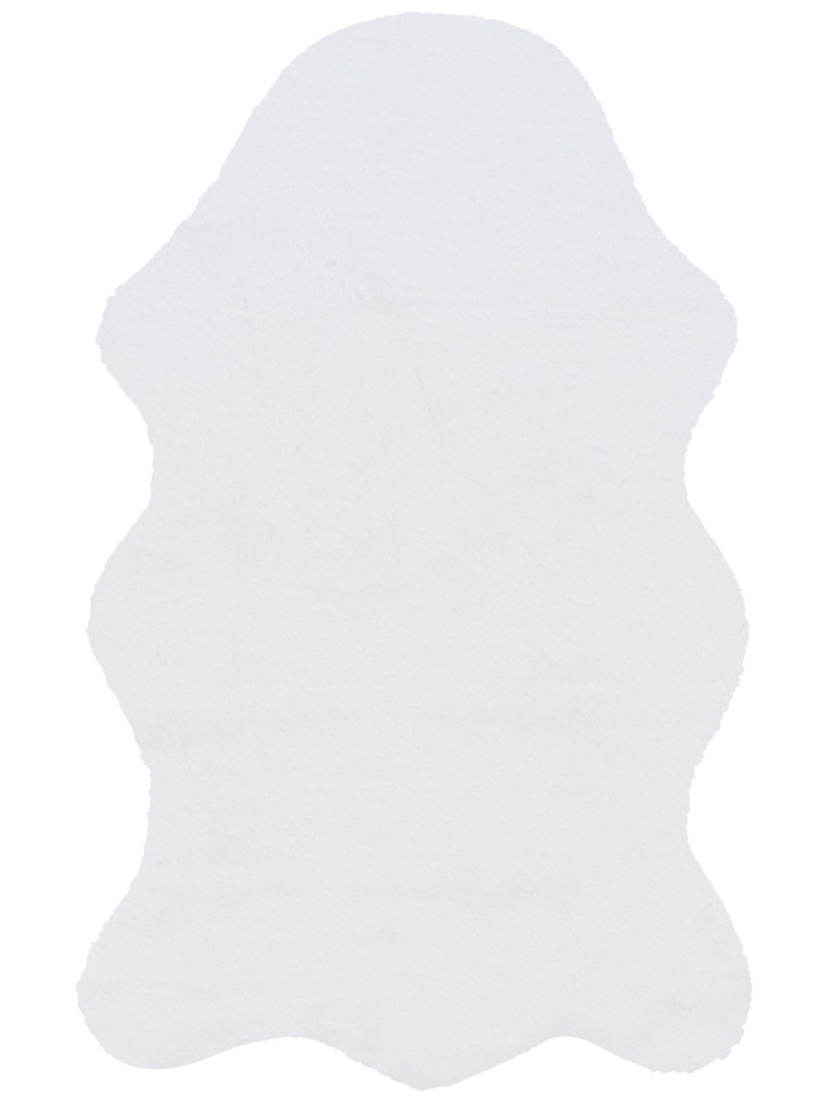 Ebern Designs White Hides & Skins Area Rug in Small size, Machine Made ...
